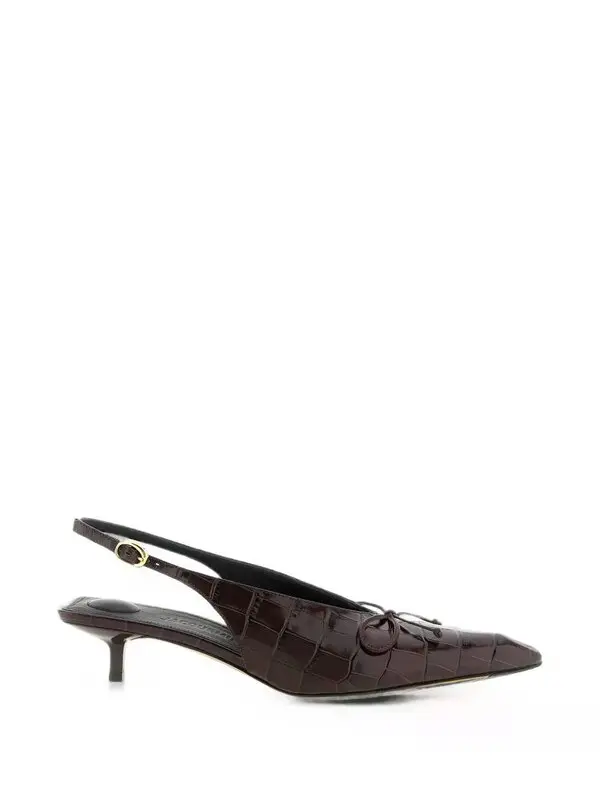 Jacquemus Les Slingbacks Cubisto B Pumps - Red