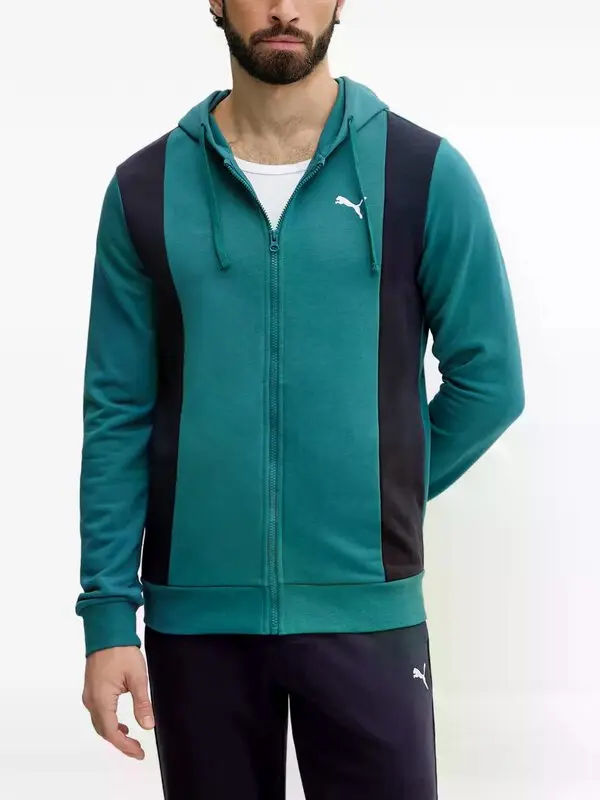 PUMA Colour-block Logo-print Hoodie
