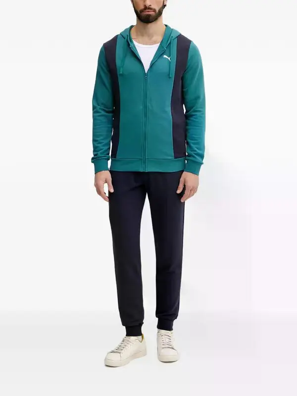 PUMA Colour-block Logo-print Hoodie