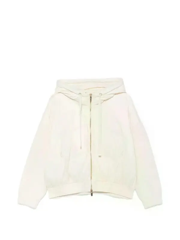 TWINSET Padded Panelled Hoodie - Neutrals
