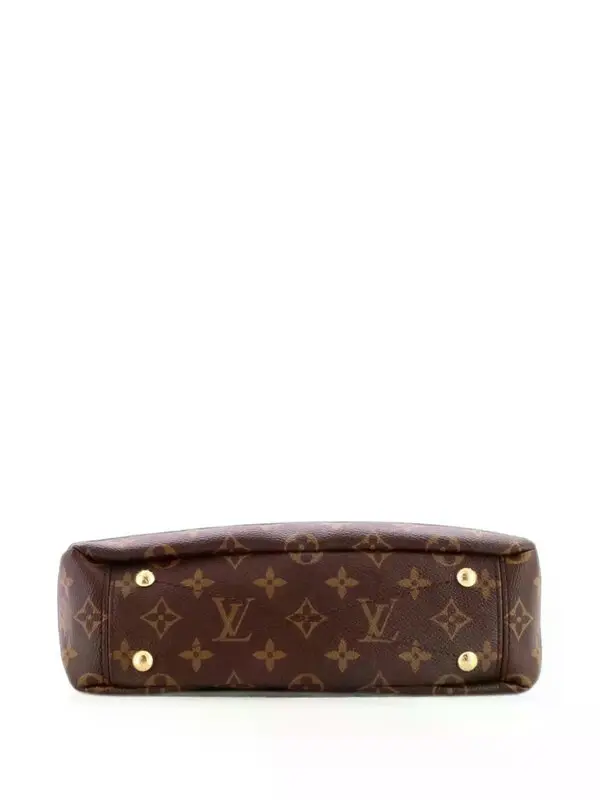LOUIS VUITTON Pallas Tote Monogram Canvas Shoulder Bag - Brown
