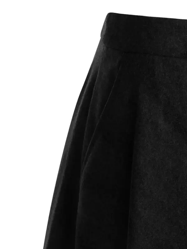 Max Mara Pleated A-line Midi Skirt