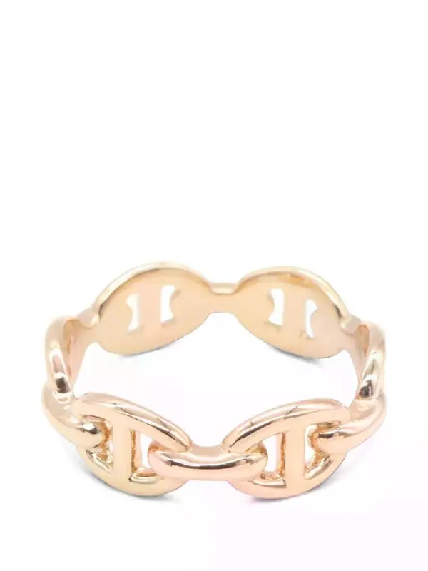 Hermès 2010s Chaîne D'ancre Enchêne Pm Ring - Gold