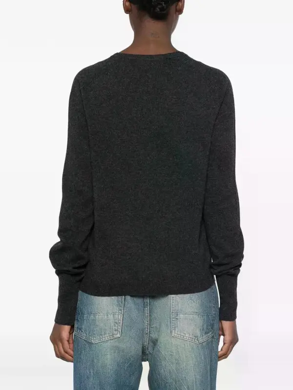 Gucci V-neck Logo-embroidered Sweater