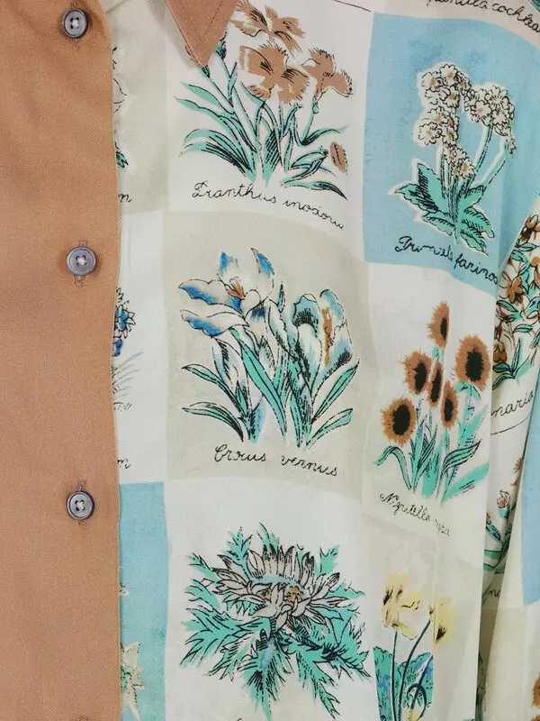 Paul Smith Floral Scarf Print Viscose Shirt