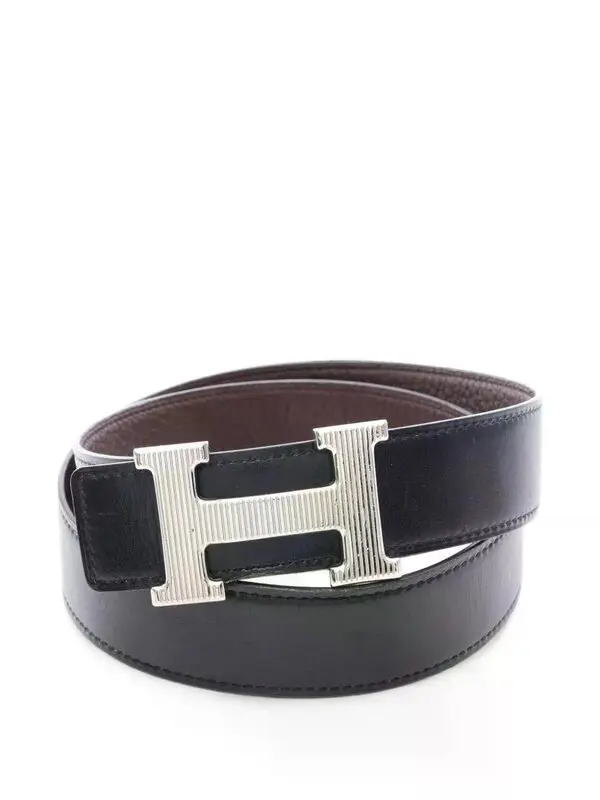 Hermès Constance Reversible Belt - Black