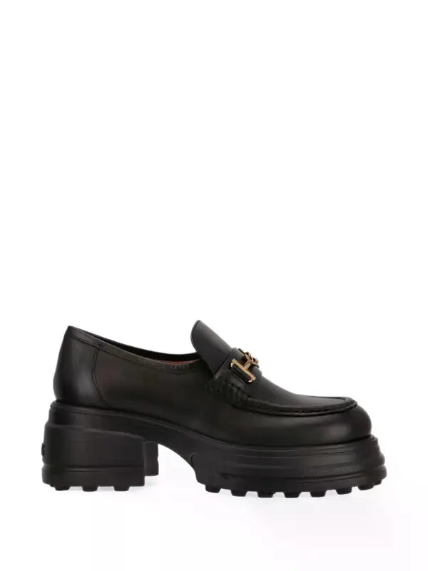 TOD'S T-chain Chunky Leather Loafers