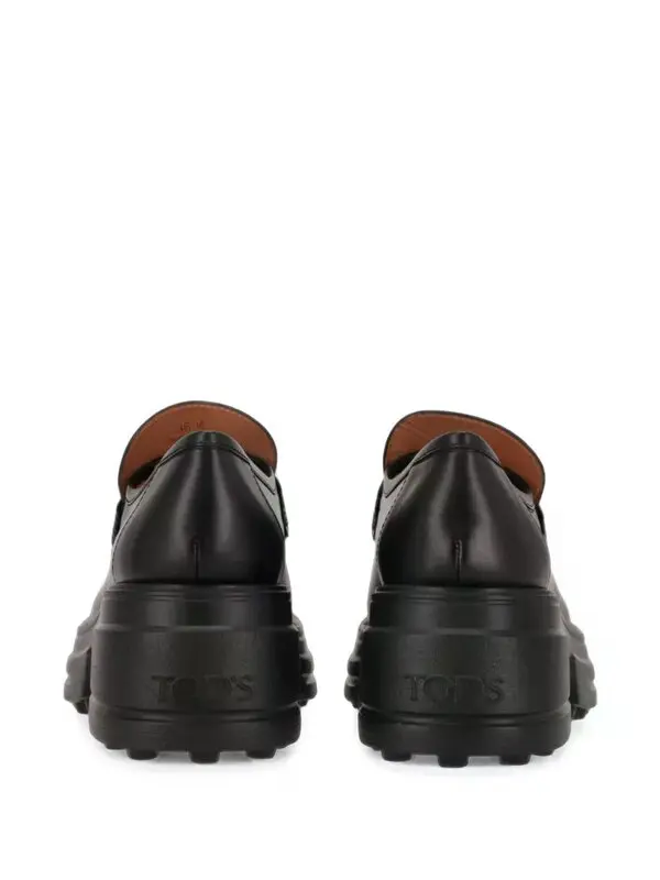 TOD'S T-chain Chunky Leather Loafers