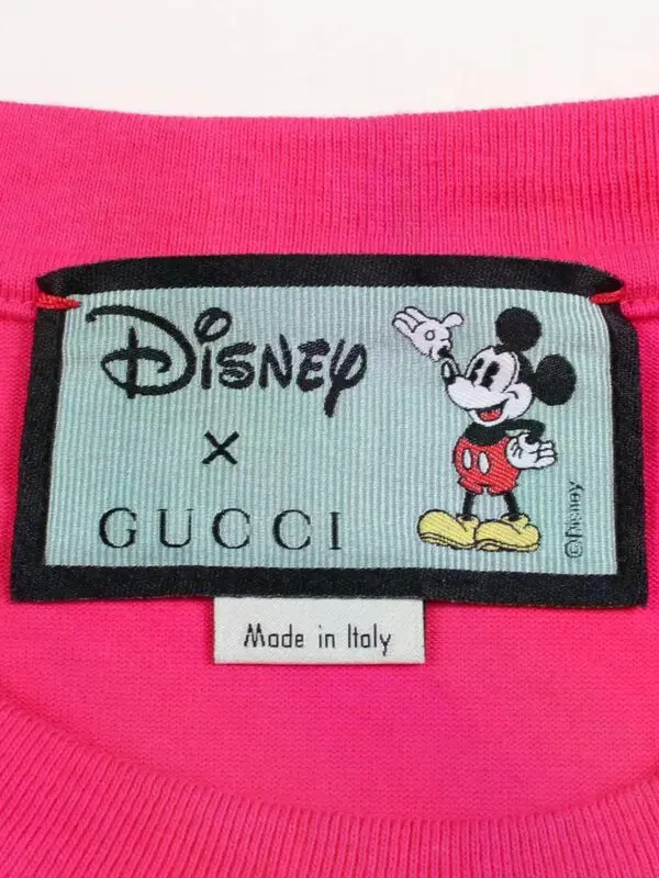 Gucci X Disney 2010s Mickey Mouse Logo-print T-shirt