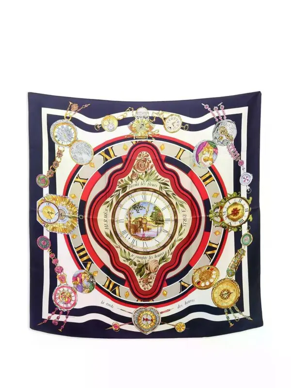 Hermès Silk Scarf - Blue