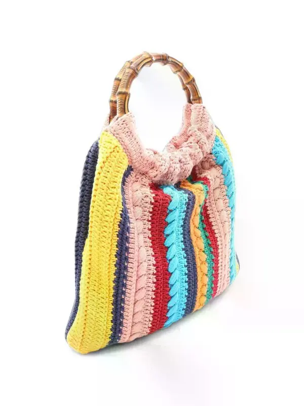 Gucci 2010s Horsebit 1955 Bamboo Tote Bag - Pink