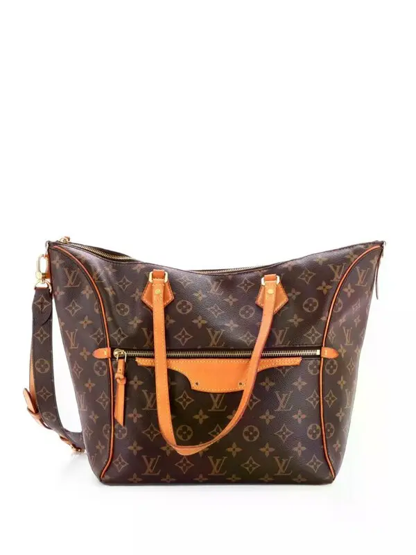 LOUIS VUITTON Monogram Canvas Mm Tournelle Tote Bag