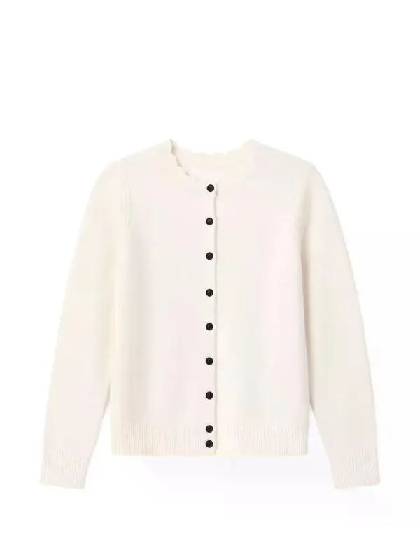 Isabel Marant Étoile Scalloped-edge Buttoned Cardigan