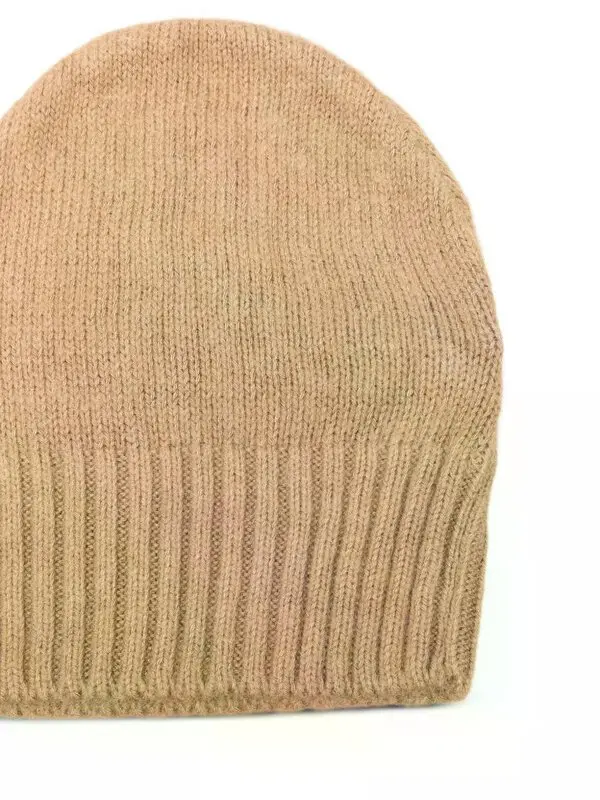 Masnada Ribbed-knit Beanie Hat - Neutrals