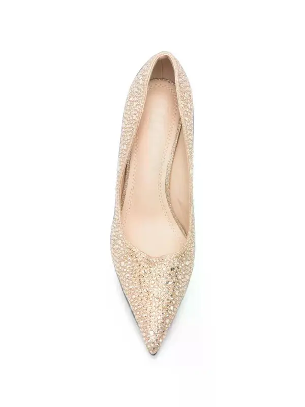 TWENTY FOURHAITCH Taylor Crystal-embellished Pointed-toe Pumps