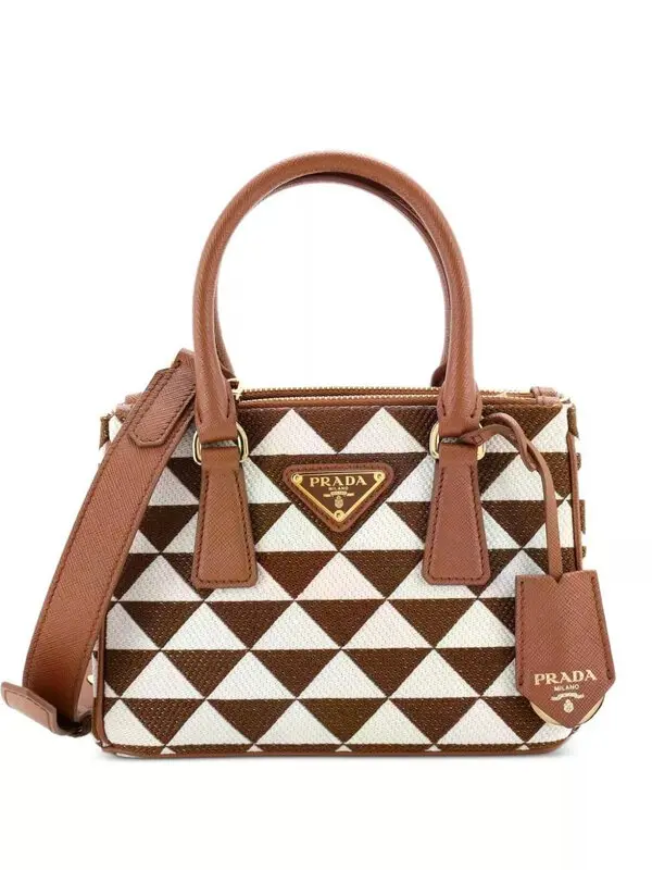 Prada Galleria Tote Bag - Brown