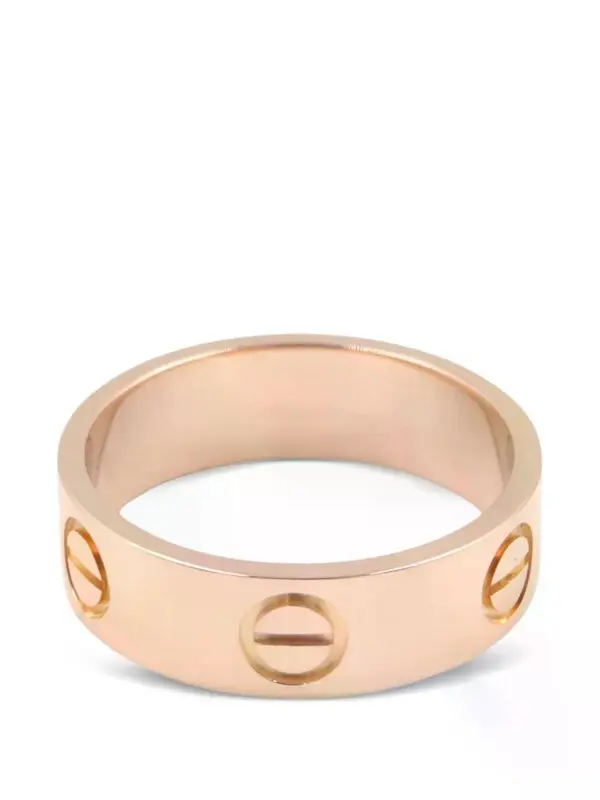 Cartier 18k Rose Gold Love Ring - Pink