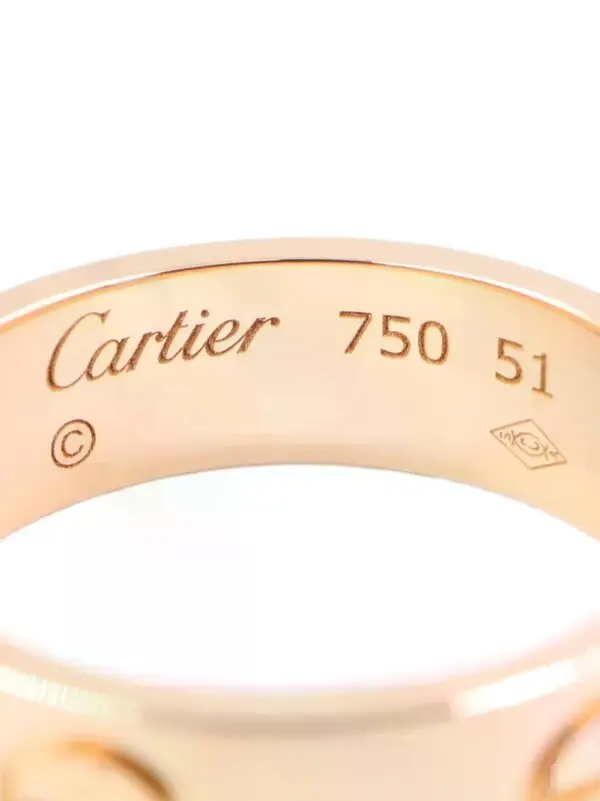 Cartier 18k Rose Gold Love Ring