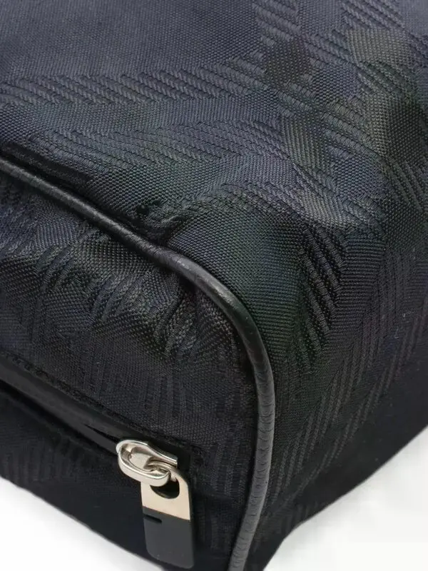 Burberry 2010s Check Jacquard Crossbody Bag