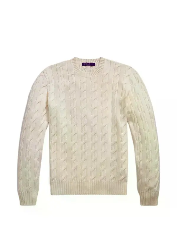 Ralph Lauren Purple Label Cable-knit Sweater - Neutrals