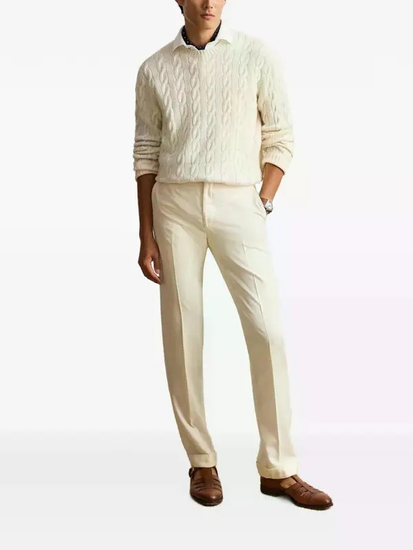 Ralph Lauren Purple Label Cable-knit Sweater