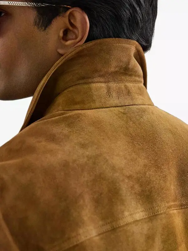 Ralph Lauren Purple Label Hand Utility Suede Jacket