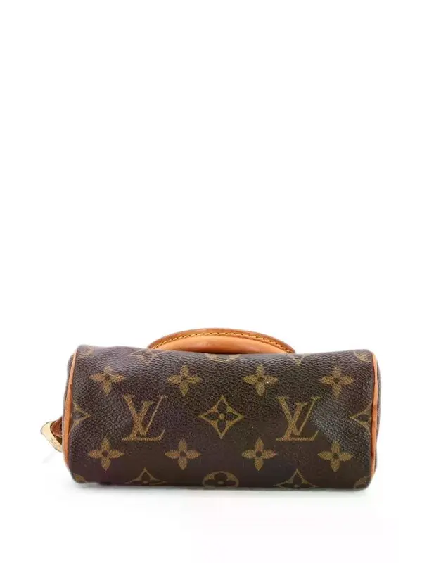 LOUIS VUITTON Speedy Mini Hl Handbag Monogram Canvas Satchel - Brown