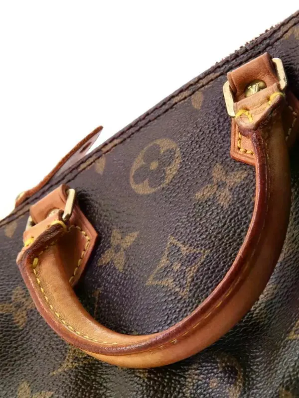 LOUIS VUITTON Speedy Mini Hl Handbag Monogram Canvas Satchel