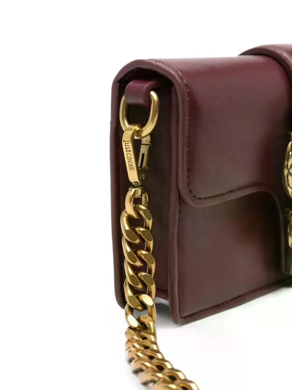 Just Cavalli Snake-plaque Cross Body Bag