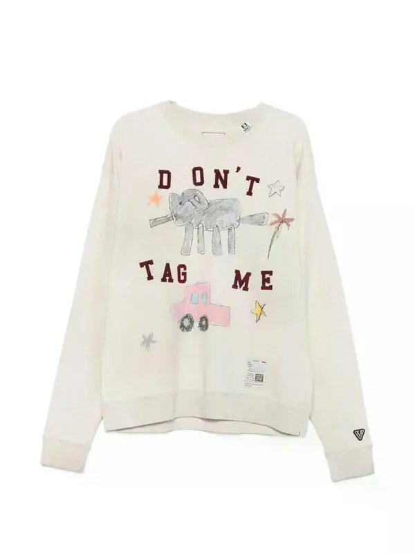 Mihara Yasuhiro Doodle-print Sweater - Neutrals