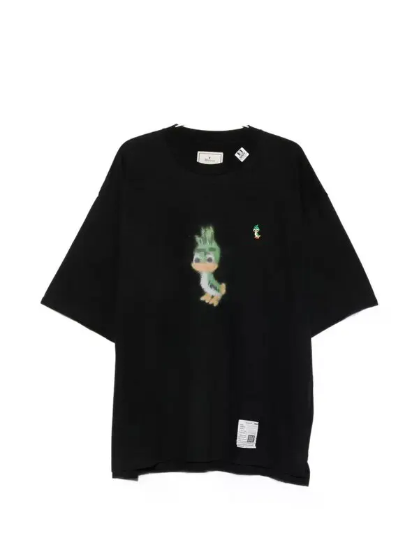 Mihara Yasuhiro Leon-print T-shirt