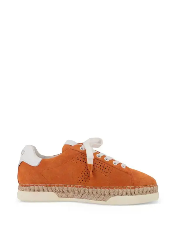 TOD'S Espadrille Sole Perforated Sneakers