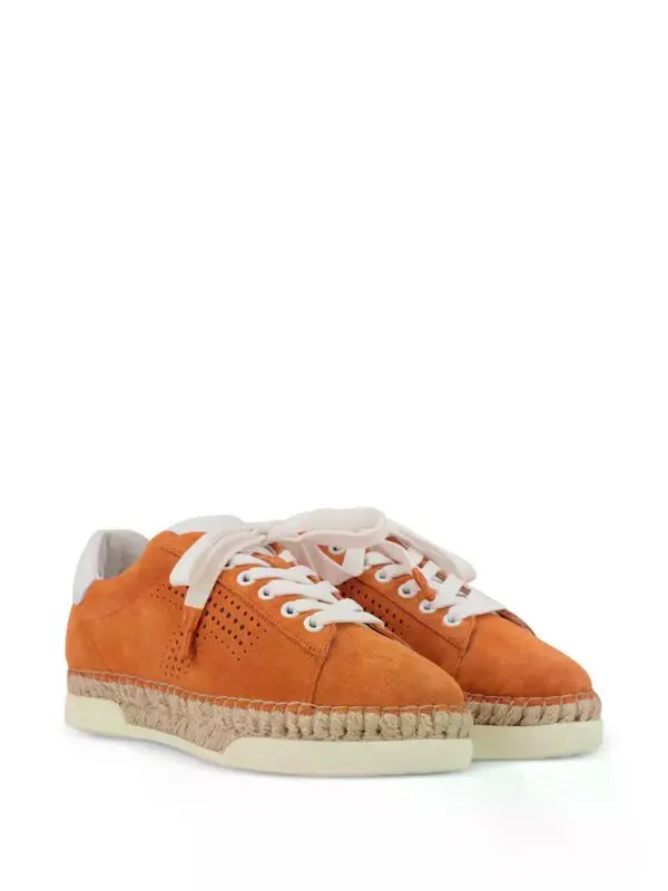 TOD'S Espadrille Sole Perforated Sneakers