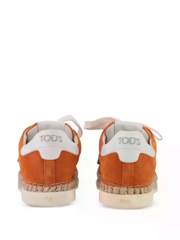 TOD'S Espadrille Sole Perforated Sneakers