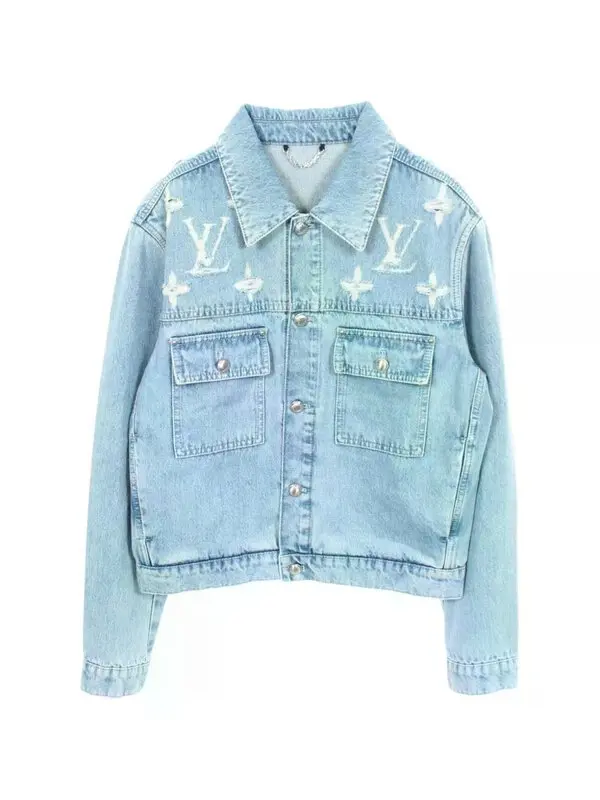 LOUIS VUITTON 2010s Monogram Denim Jacket