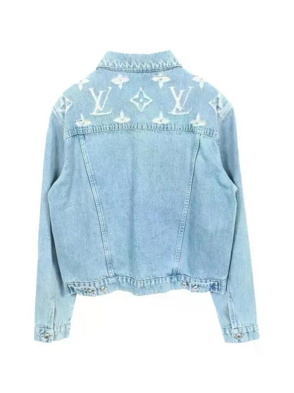 LOUIS VUITTON 2010s Monogram Denim Jacket