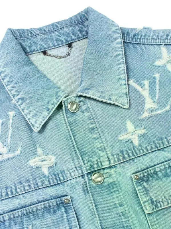LOUIS VUITTON 2010s Monogram Denim Jacket