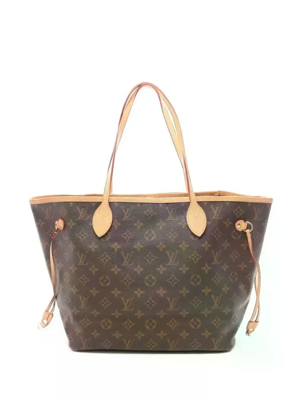 LOUIS VUITTON 2010s Mm Monogram Neverfull Tote Bag - Brown