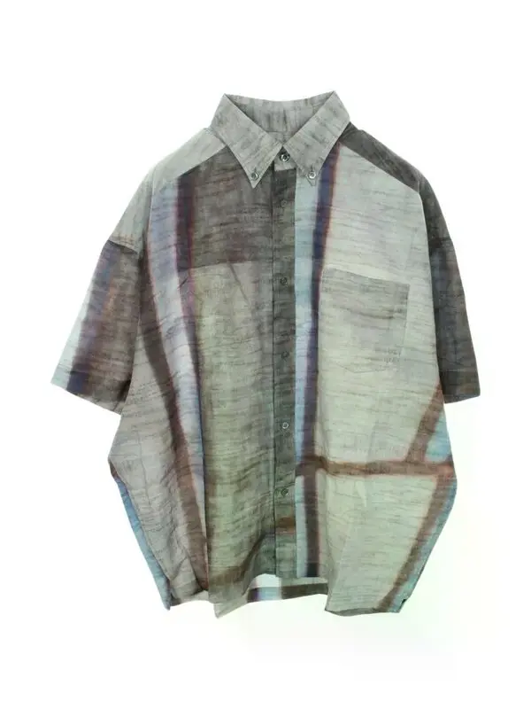 Giorgio Armani 2010s Short-sleeve Shirt - Grey