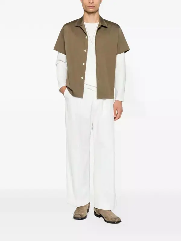 SECOND / LAYER Avenue Short-sleeve Shirt - Green