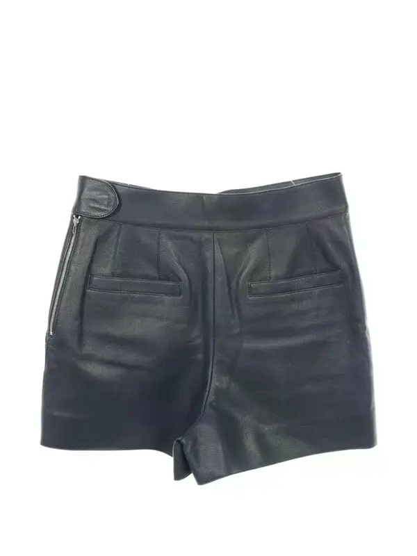 Hermès Chaine D'ancre Leather Shorts