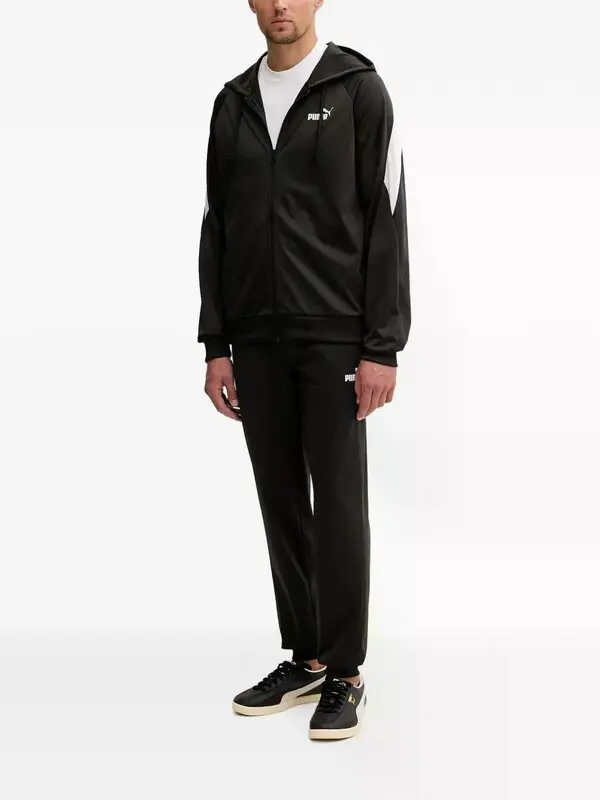 PUMA Logo-print Zip-up Hoodie