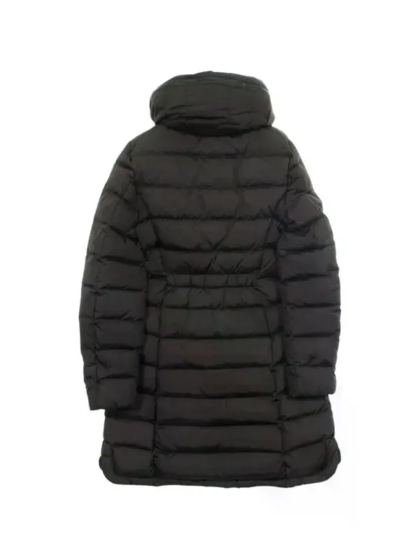 Moncler 2010s Flammette Hooded Down Coat - Black