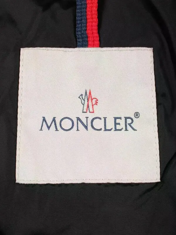 Moncler 2010s Flammette Hooded Down Coat