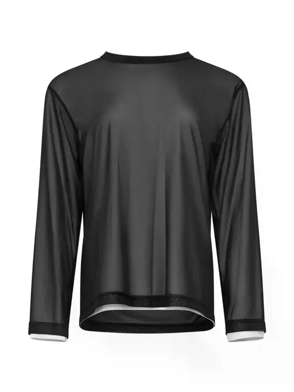Comme Des Garçons Layered Long-sleeve T-shirt - Black