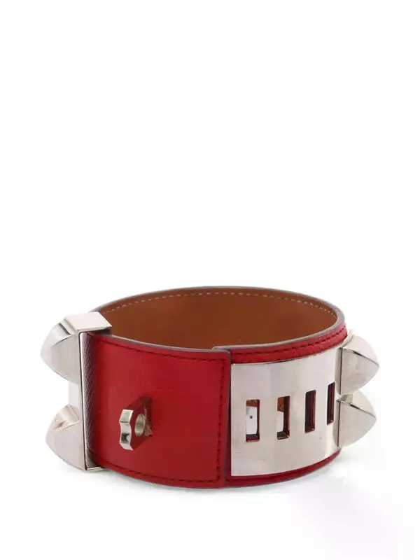Hermès 2015 Collier De Chien Bracelet - Red