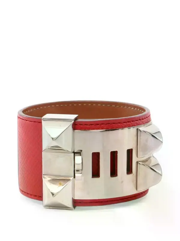 Hermès Collier De Chien Bracelet - Red