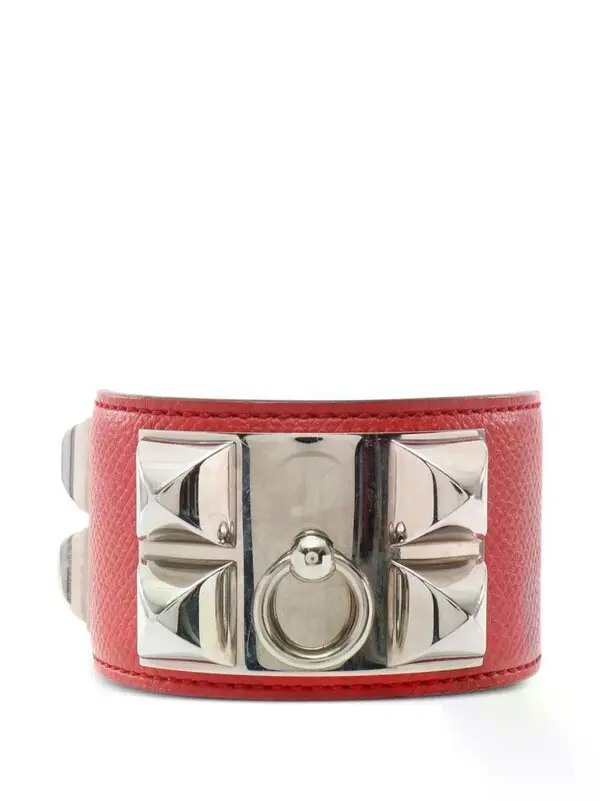 Hermès Collier De Chien Bracelet - Red