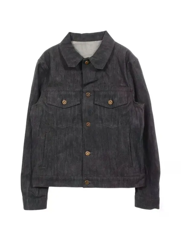 LOUIS VUITTON Monogram Dna Denim Jacket - Grey