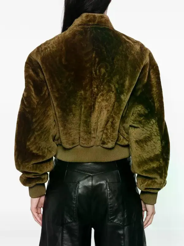 ARMA Shearling-trimmed Reversible Bomber Jacket - Black